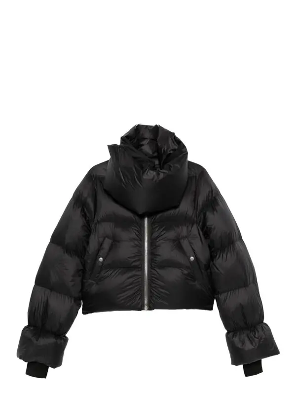 Rick Owens Funnel-neck Down Jacket - Black