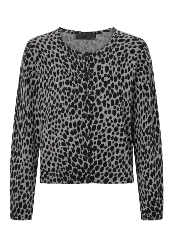NILI LOTAN Cropped Knit Cardigan - Black