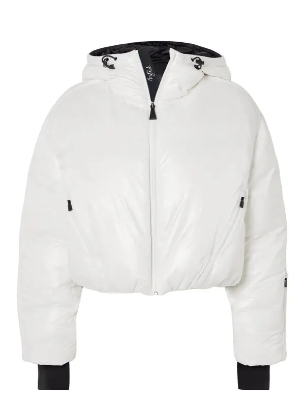 Aztech Mountain Down Puffer Ski Jacket - White