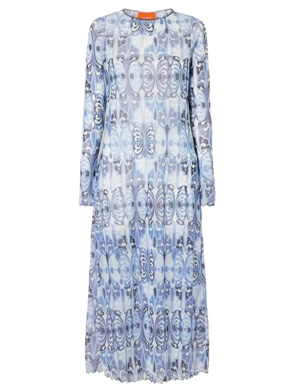 La DoubleJ Slinky Swing Dress - Blue