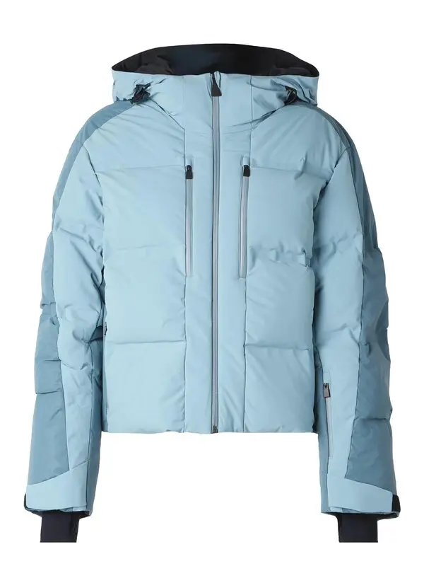 Aztech Mountain Super Nuke Two-tone Padded Shell Down Ski Jacket - Blue