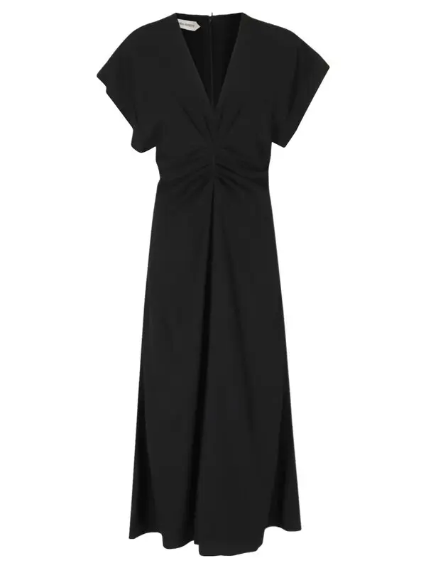 Alberta Ferretti Short-sleeved Dress - Black
