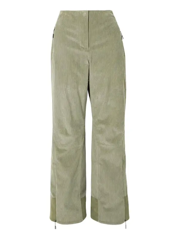 Sease Akuna Padded Corduroy Straight-leg Ski Pants - Nude