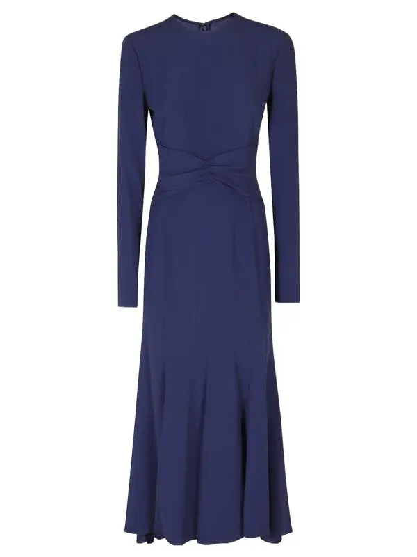 Alberta Ferretti Long-sleeved Dress - Blue