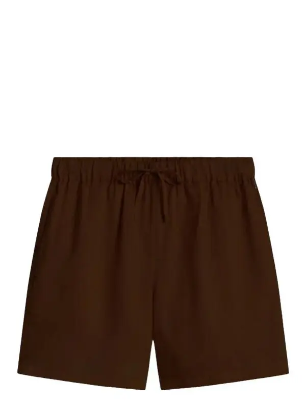 ECOALF Drawstring Elasticated-waist Shorts - Cocoa Brown