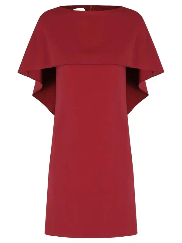 Alberta Ferretti Zipper-front Dress - Red