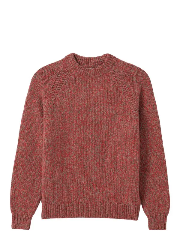 Johnstons Of Elgin Fyfe Cashmere Jumper - Red