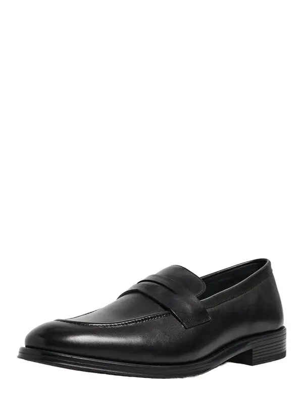 Paul Smith Leather Pierce Loafers - Black