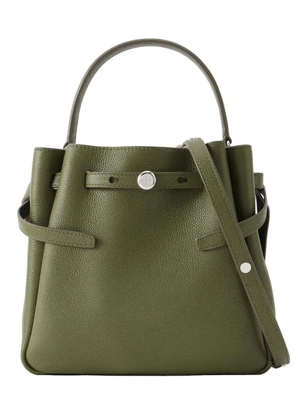 Tory Burch Romy Leather Bucket Bag - Green