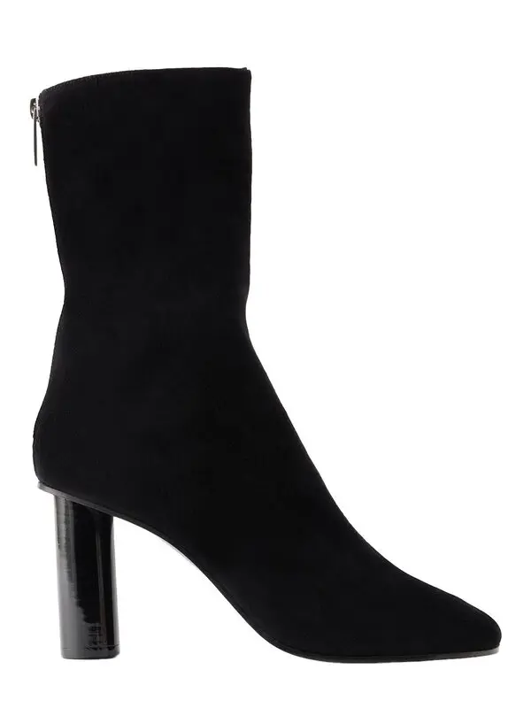 Paris Texas Alice Suede Ankle Boots - Black