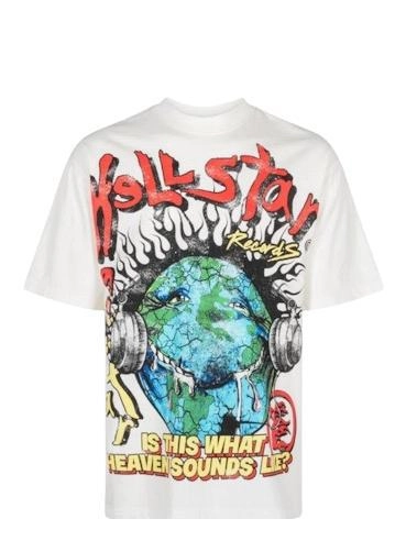 HELLSTAR Heaven On Earth T-shirt - Cream