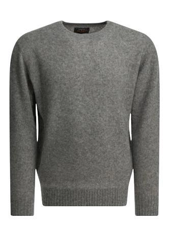 BEAMS Cashmere Blend Crewneck Sweater - Grey