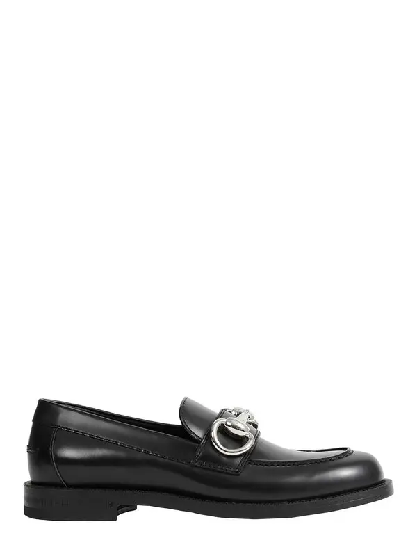 Gucci Boulevard Loafers With Oversized Horsebit - Black