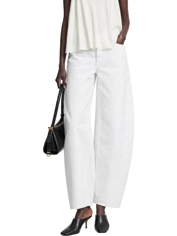 Alaïa Rodeo Jeans - White