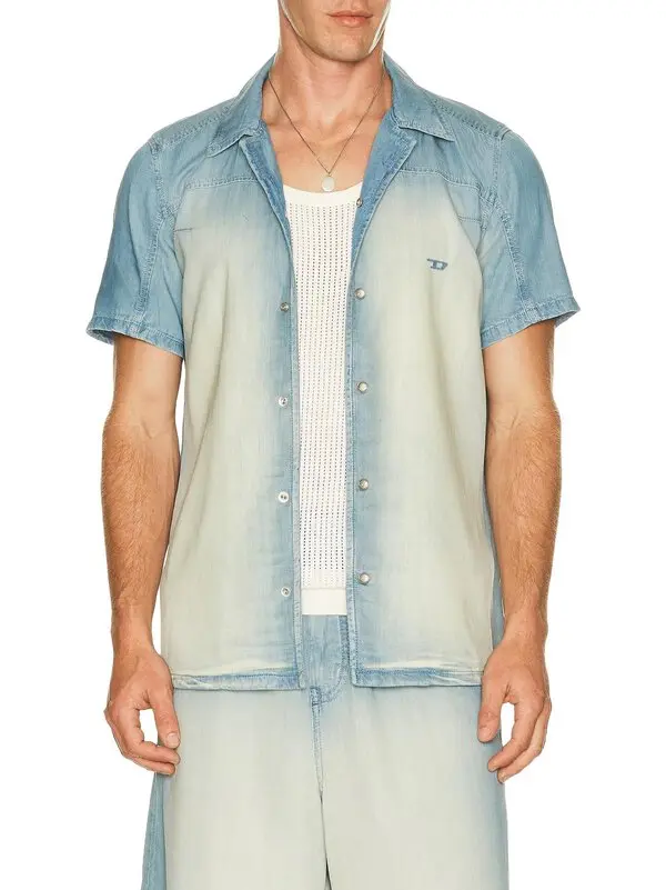 DIESEL® D-clarivo-s Shirt - Blue