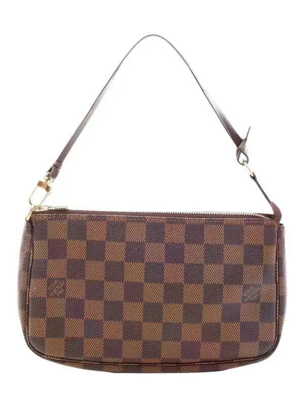 LOUIS VUITTON 2006 Damier Ebene Shoulder Bag - Brown