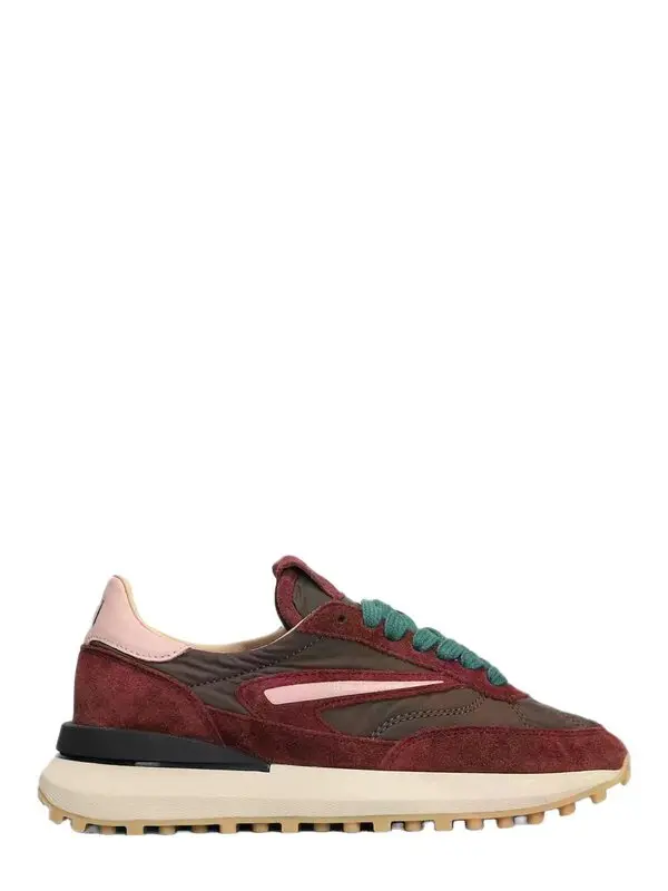 D.a.t.e. Athleta Suede-trim Sneakers - Red