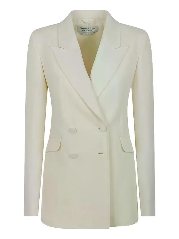 Gabriela Hearst Double-breasted Peaked-lapel Blazer - Neutrals
