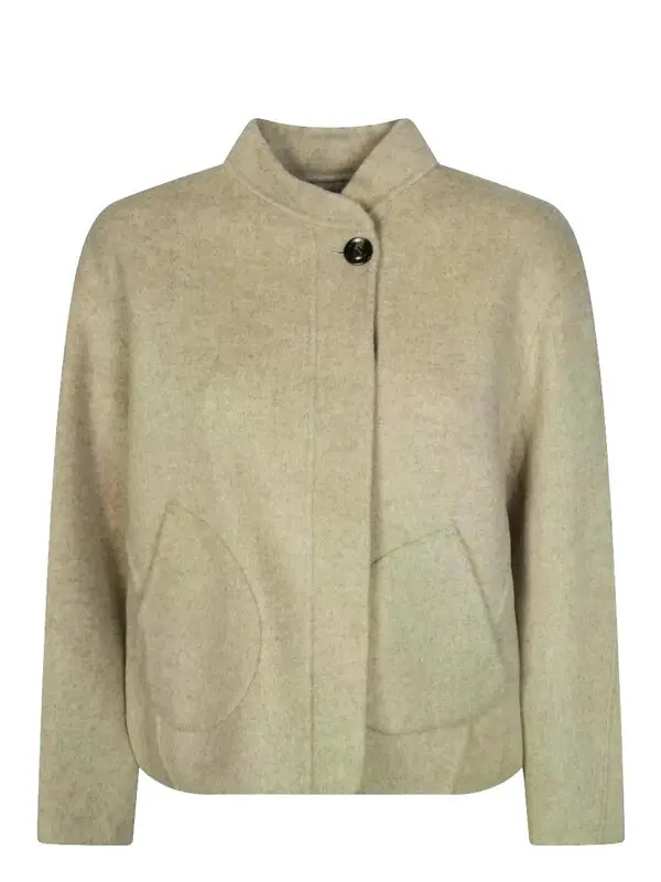 Soeur Windsor Single-button Coat - Neutrals