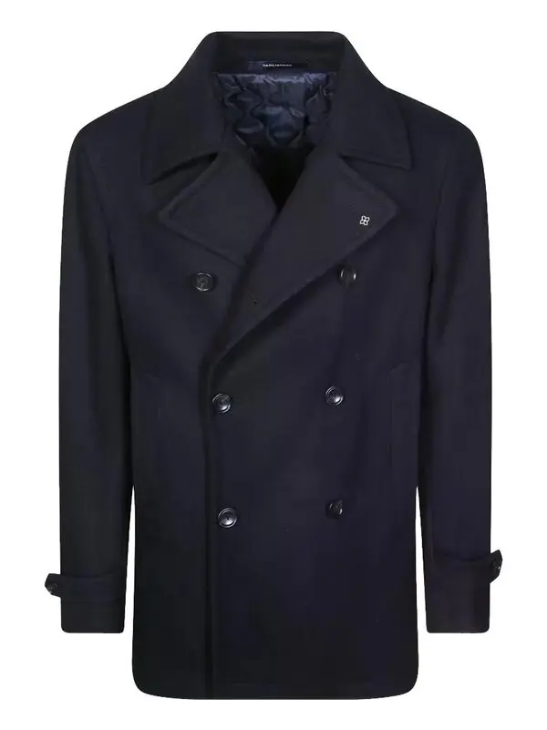 Tagliatore Double-breasted Pea Coat - Blue