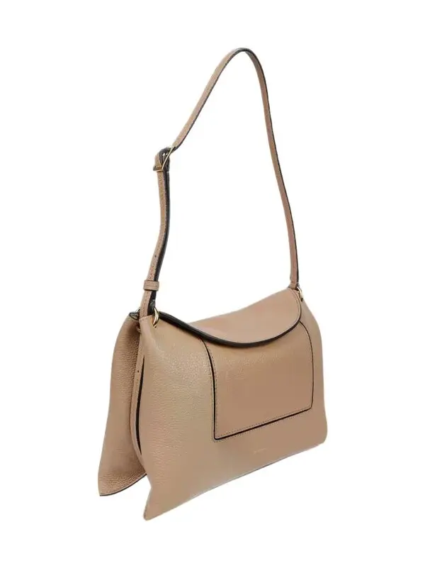 WANDLER Grained Leather Shoulder Bag - Neutrals