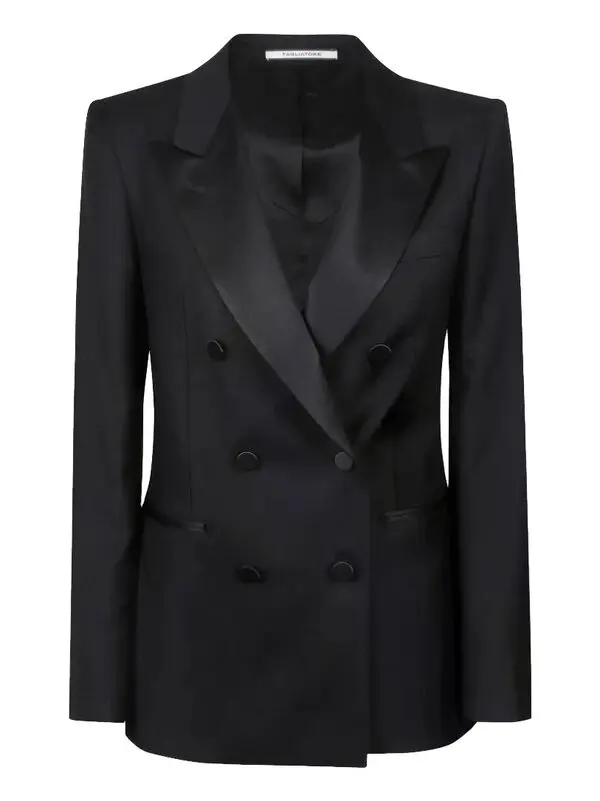 Tagliatore Double-breasted Blazer - Black