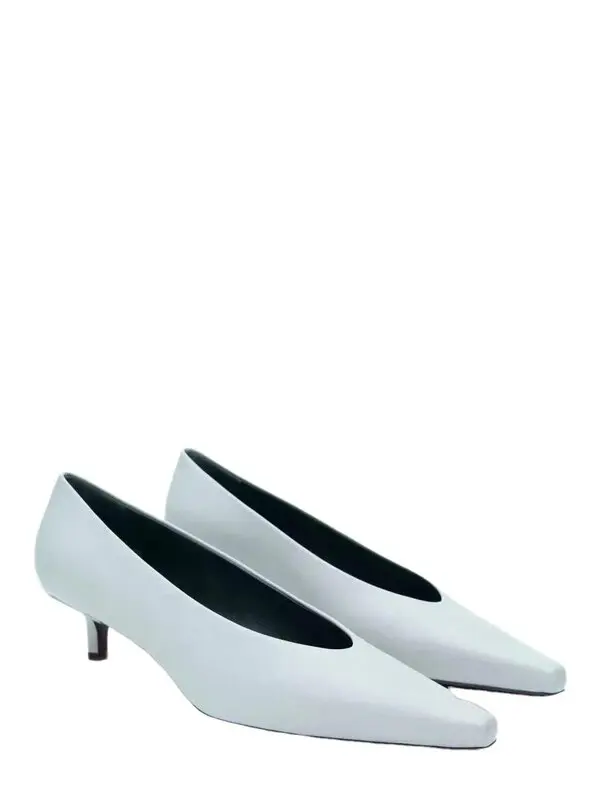 Loulou De Saison Alani Kitten-heel Pumps - Blue