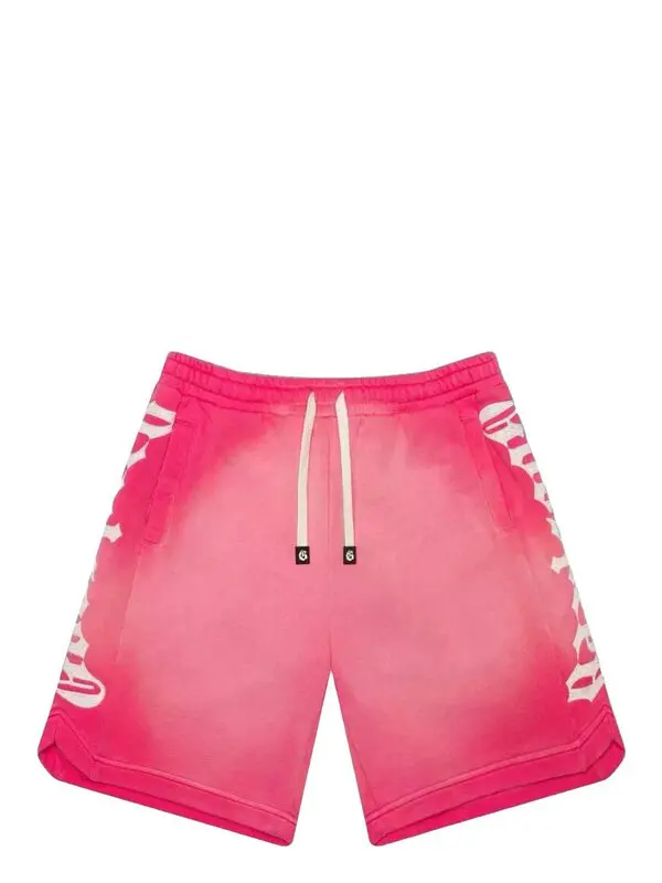 GODSPEED Logo-print Courtside Shorts - Pink