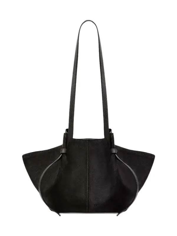Yuzefi Mochi Suede Shoulder Bag - Brown