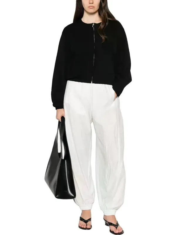 HUGENBERG Zip-up Knitted Cardigan - Black