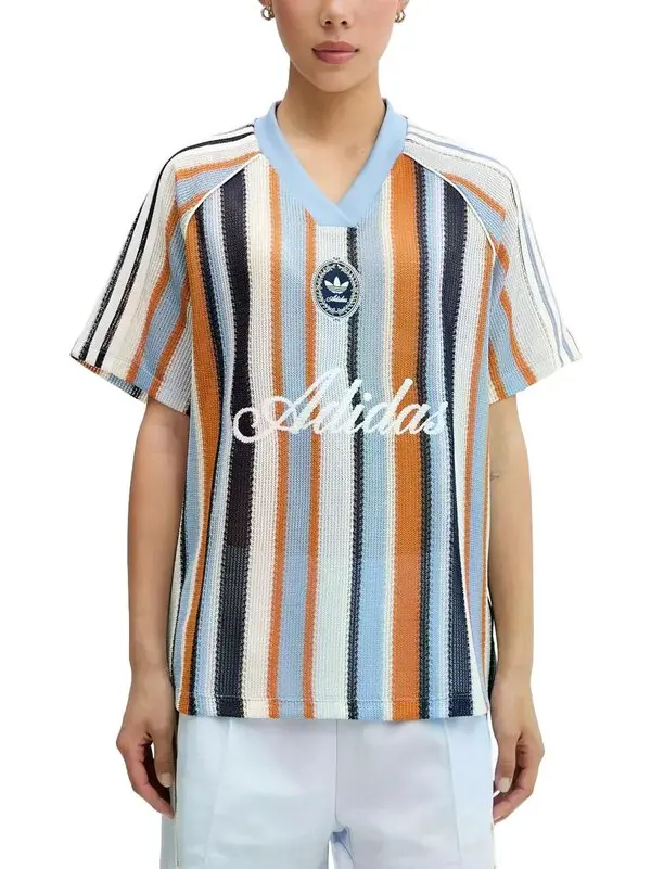 Adidas Originals Summer Glow Knitted Oversized Jersey - Blue