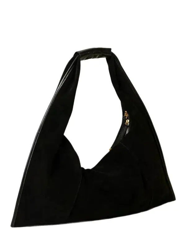 TWINSET Chain-tassel Leather Bucket Bag - Black