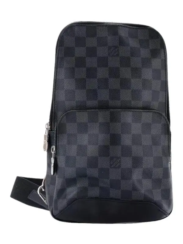 LOUIS VUITTON Avenue Sling Bag Damier Graphite Crossbody Bag - Black
