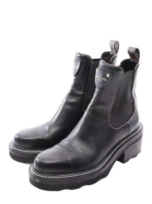 LOUIS VUITTON 2021 Monogram Ankle Boots - Black