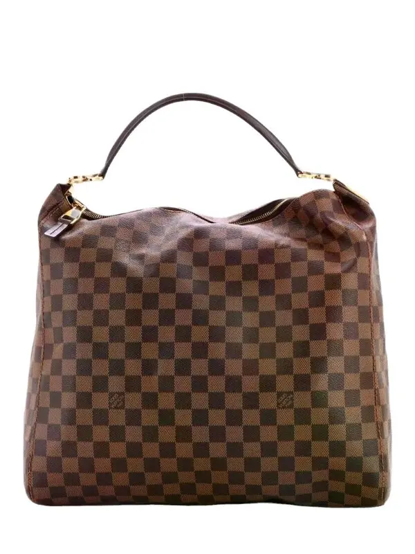 LOUIS VUITTON Portobello Damier Gm Hobo Bag - Brown