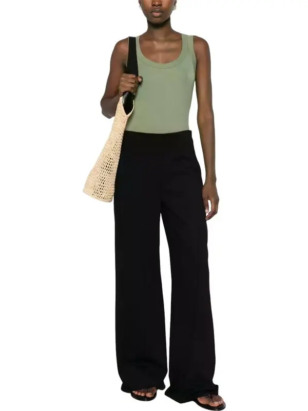 DRYKORN Zip-fastening Wide-leg Trousers - Black