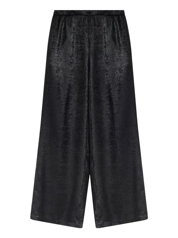 Momoni Baccarat Bis Wide Carry-over Trousers - Black
