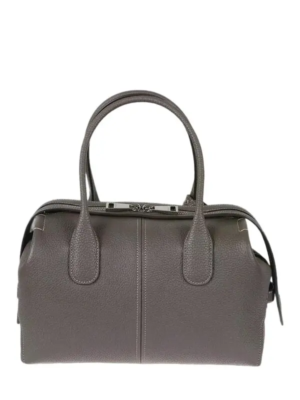 TOD'S Leather Bowling Bag - Brown