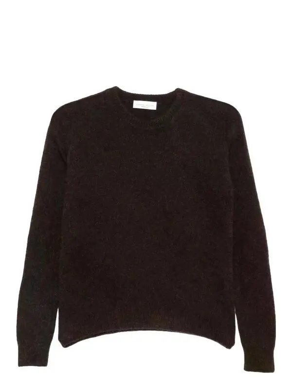 ROBERTO COLLINA Cashmere Crew Neck Sweater - Brown