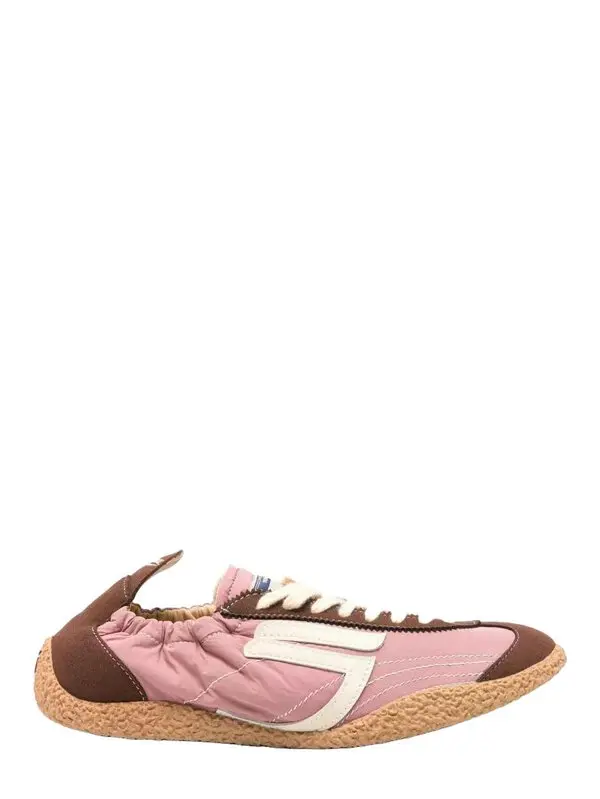 PURAAI Logo Patch Panelled Sneakers - Pink