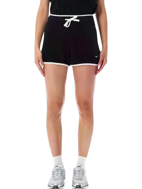 Nike Sportswear Chill Knit Mid-rise Shorts - Black