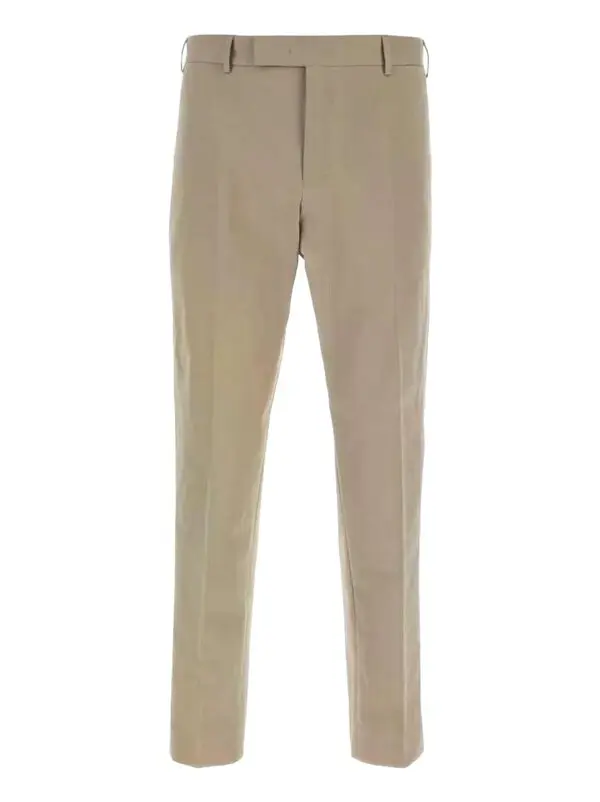 PT TORINO Zip-fastening Tailored Trousers - Neutrals