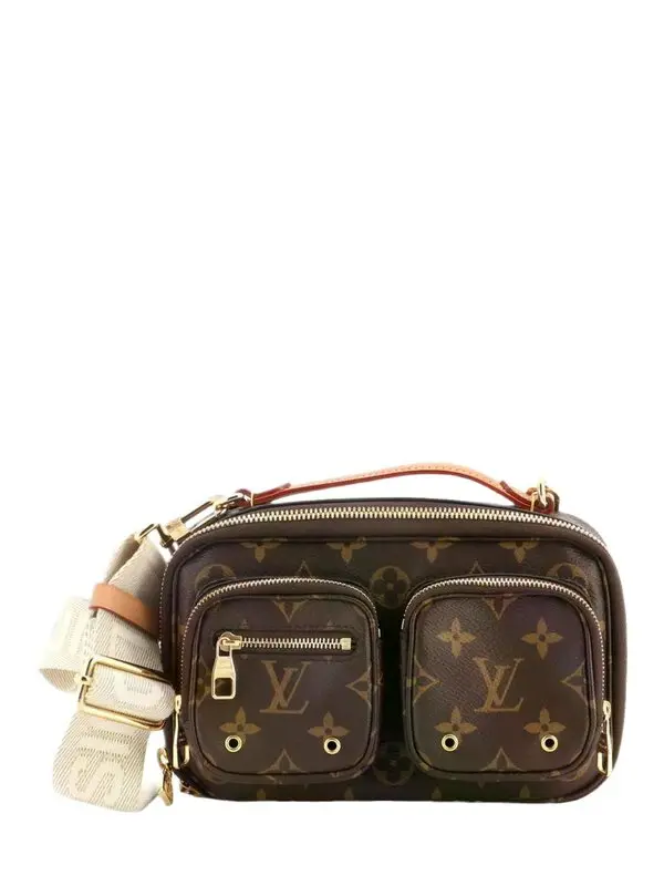 LOUIS VUITTON Utility Monogram Canvas Crossbody Bag - Brown