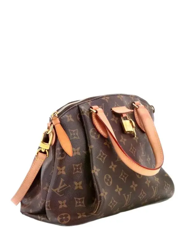 LOUIS VUITTON Monogram Canvas Rivoli Pm Satchel Handbag - Brown