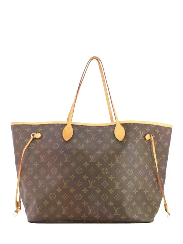 LOUIS VUITTON Monogram Canvas Gm Tote Bag - Brown