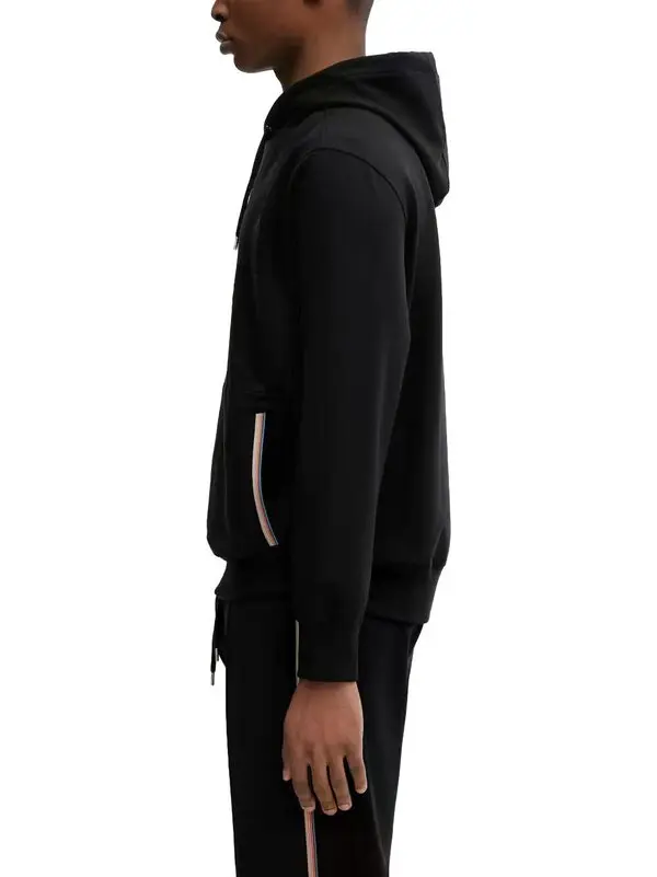 Paul Smith Artist Stripe-trim Hoodie - Black