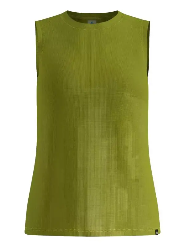 ODLO Cubic Light Waffle-knit Sleeveless Top - Green