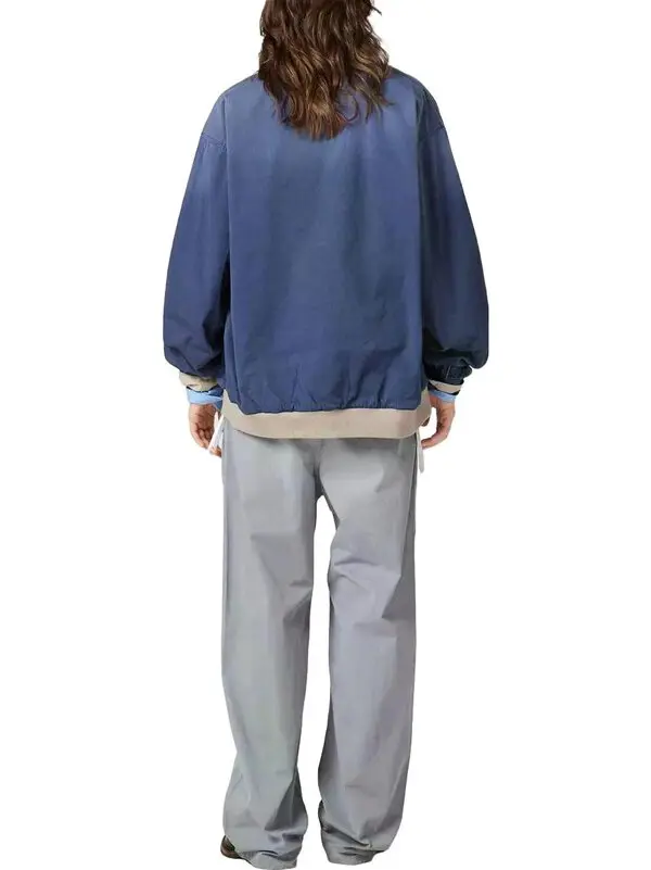 Miu Miu Washed Twill Blouson Jacket - Blue