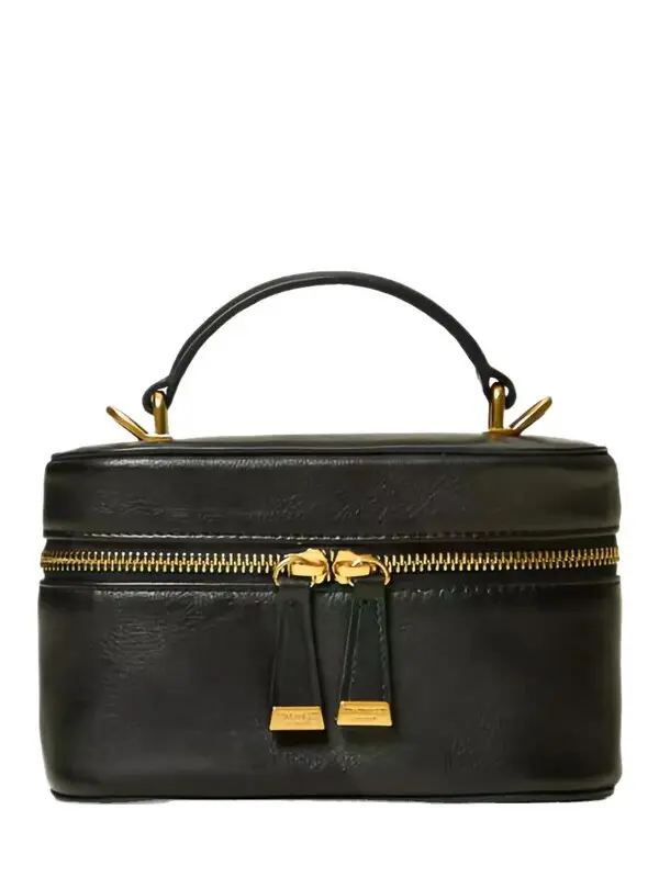 TWINSET Leather Bucket Bag - Black