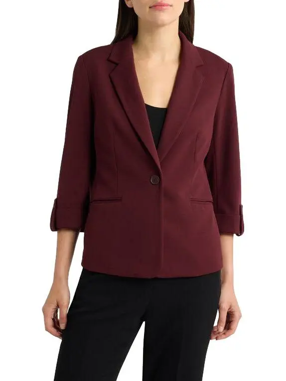 Anne Klein Single-button Blazer - Barolo